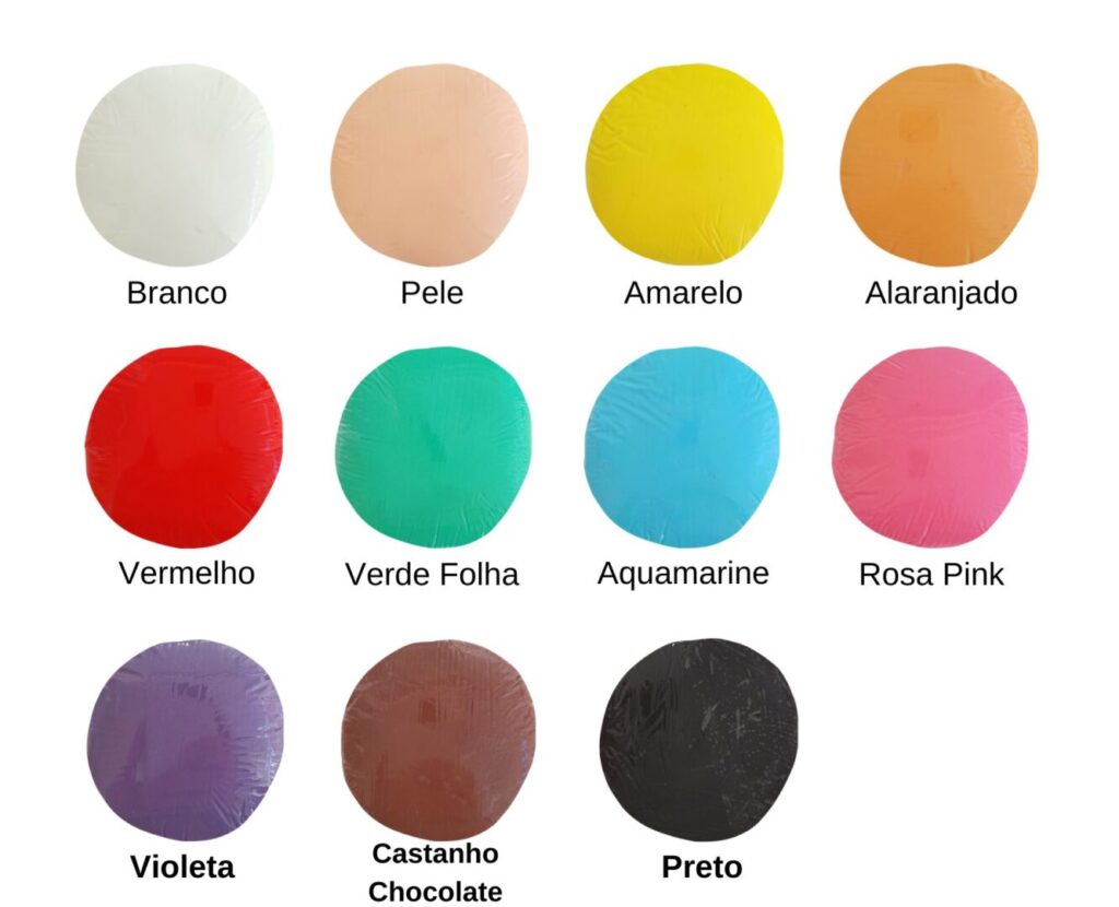 Massa Biscuit Colorida - Terapia das Artes